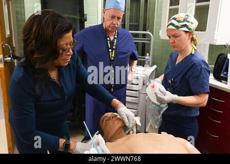 The Kimbrough Ambulatory Care Center Anesthesia Care Team simulated ...