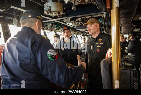 Italian Rear Adm. Valentino Rinaldi, commander, Amphibious Task Force ...