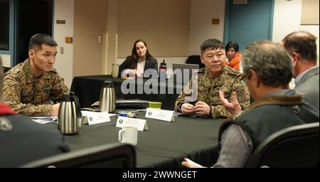 Randy “Church” Kee, the Director of the Stevens Center speaks with ...