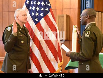 Chaplain James F. Fisher was promoted to colonel by Maj. Gen. William ...
