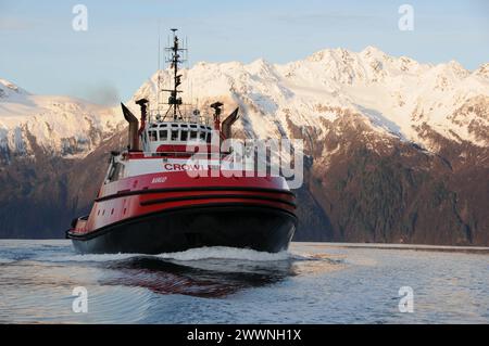 Tug Nanuq, Prince William Sound, Alaska Stock Photo - Alamy