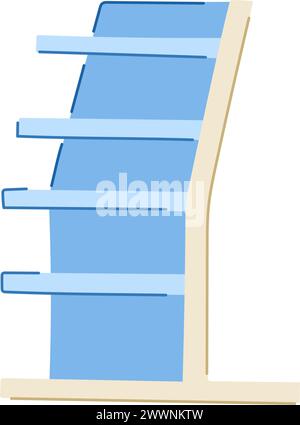 stand magazine rack cartoon vector illustration Stock Vector Image ...