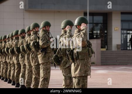 Turkish army in training during the 1930's Stock Photo - Alamy