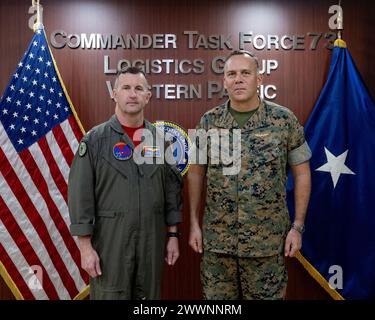 SINGAPORE (Feb. 21, 2024) Rear Adm. Mark A. Melson, Commander ...