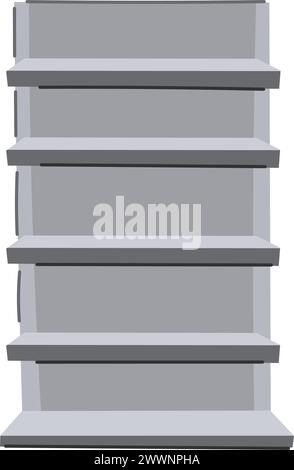 mockup magazine rack cartoon vector illustration Stock Vector Image ...