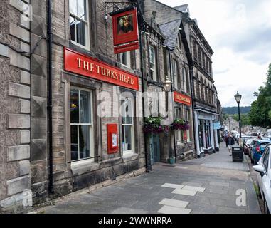 The Turks Head pub in Rothbury, Northumberland,England,UK Stock Photo ...