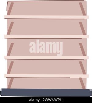 mockup magazine rack cartoon vector illustration Stock Vector Image ...