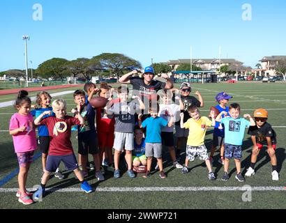 Los Angeles Chargers kicker Cameron Dicker (11) during an NFL football ...