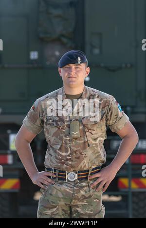 Lance Corporal, Royal Artillery Stock Photo - Alamy