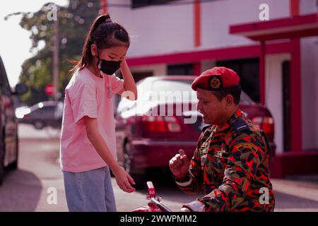 Fire Safety,teaching to the next generation Stock Photo - Alamy