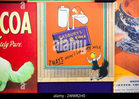 Vintage replica Cadbury's Dairy Milk Advertising signs of their ...