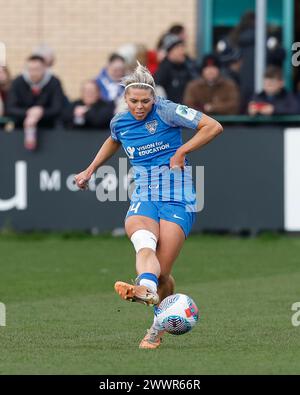 Becky Salicki of Durham Women during the FA Women's Championship match ...
