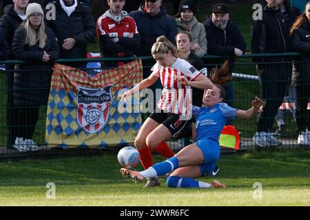 Durham Women's Grace Ayre during FA Women's Continental League Cup ...
