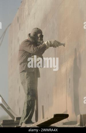 Heavy industry, Ganz Danubius Shipyard Budapest 1990s foreman shipyard ...