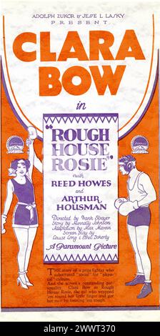 ROUGH HOUSE ROSIE 1927 Paramount Pictures silent film with Clara Bow ...