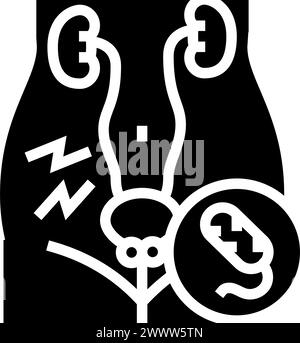 urethritis urology glyph icon vector illustration Stock Vector Image ...
