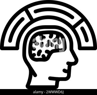 cognitive load ux ui design color icon vector illustration Stock Vector ...