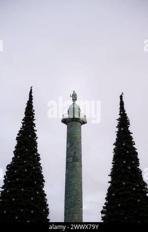 The Vendome Column in Paris, France Stock Photo - Alamy
