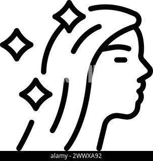 Scalp and hair examination, trichology and dermatology vector ...