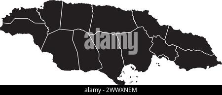 Jamaica map icon illustration symbol design Stock Vector Image & Art ...