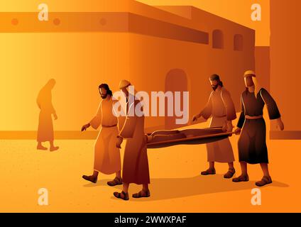 Biblical vector illustration series, parable of the prodigal son Stock ...