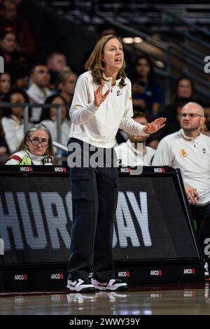 USC Trojans head coach Lindsay Gottlieb during the NCAA Women's ...