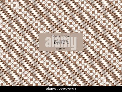 Batik Parang Pattern from Indonesia. Ornament Vector Stock Vector Image ...