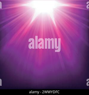 Violet Lights Shining Background, Vector Illustration Stock Vector ...