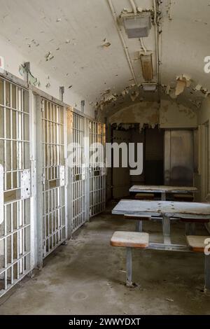 Prison cells in a small prison cell block Stock Photo - Alamy