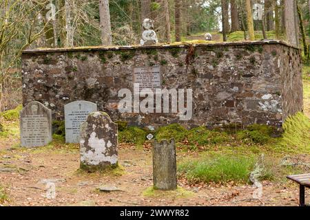 The Clan Macnab Burial Ground is on the island "Innis Bhuidhe" in the ...
