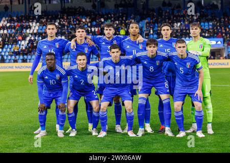 Giovanni Fabbian and Riccardo Calafiori (Italia) walkaround during FIFA ...