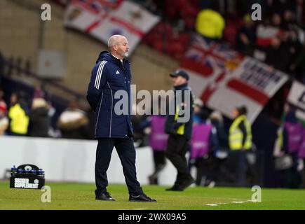Scotland manager Steve Clarke following the FIFA World Cup Group C ...