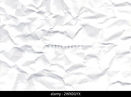 Texture of Crumpled Paper Tracing From Real Paper, Vector Illustration ...