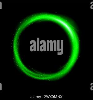 Round Green Light Twisted, Suitable For Product Advertising, Product ...