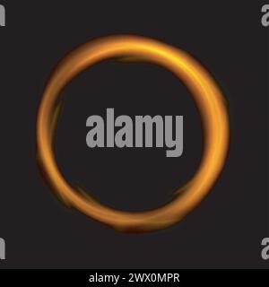 Round Gold Light Twisted, Suitable For Product Advertising, Product ...