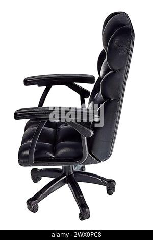 Executive office chair with arm rests front view for sitting Stock ...