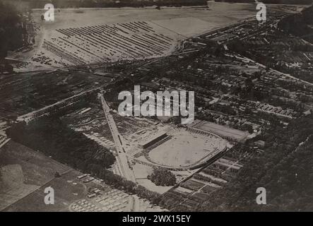 Aerial view of Pershing Stadium, Joinville, Seine, France ca. 1919 ...