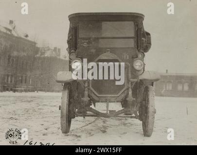 FRONT VIEW OF German PODEUS TRUCK. Motor Transport Corps ca. 1919 Stock ...