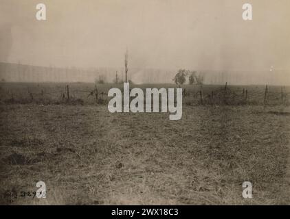 World War I Photos: (original captioN) Gas shells exploding in fields ...