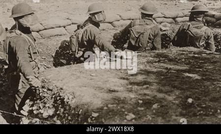 Gas Masks - These American marines in France are ready to enter the ...