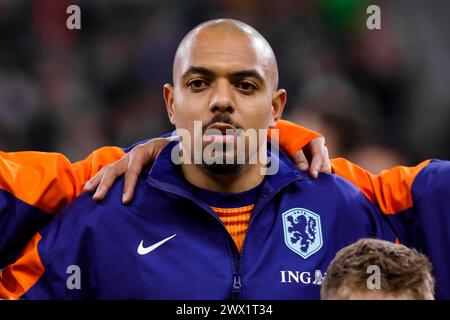 Donyell Malen of the Netherlands looks on during the FIFA World Cup ...