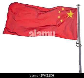high resolution Chinese national flag of China, Asia Stock Photo - Alamy
