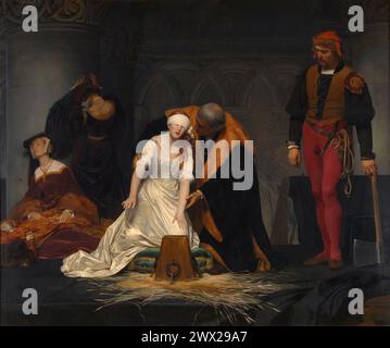 The Execution of Lady Jane Grey, 1833, Paul Delaroche (1797-1856), The ...