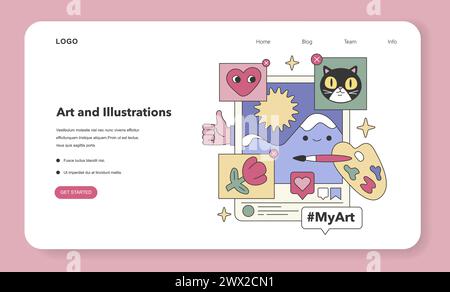 Creative Showcase set. Celebrating visual artistry and personal ...