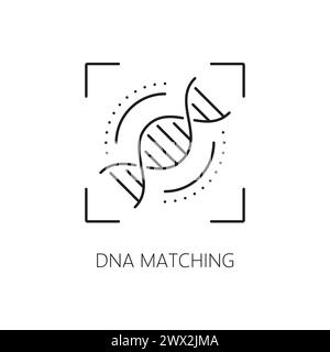 DNA analysis biometric ID scan system HUD concept. User verification ...