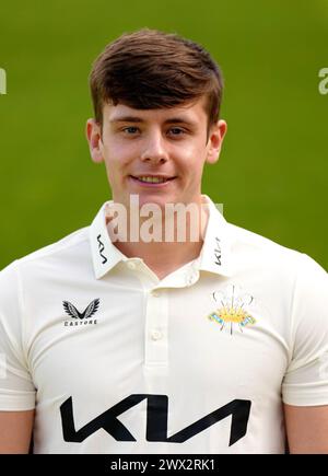 Surrey’s Jamie Smith during a media day at the Kia Oval, London ...