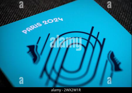 Athletics pictogram for paris 2024 summer olympics. Official icon of ...
