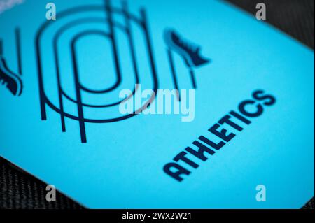 Athletics pictogram for paris 2024 summer olympics. Official icon of ...