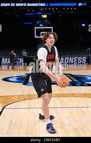 Boston, Mass. 27th Mar, 2024. Iowa State Cyclones forward Conrad Hawley ...