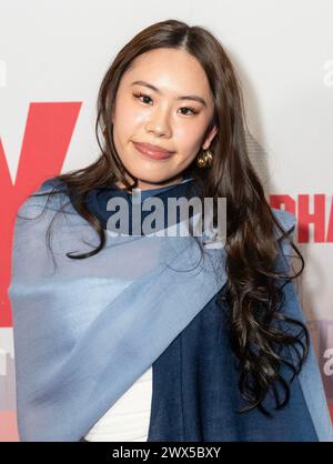 Tina Wang attends special screening of 'Asphalt City' at AMC Lincoln Square in New York on March ...